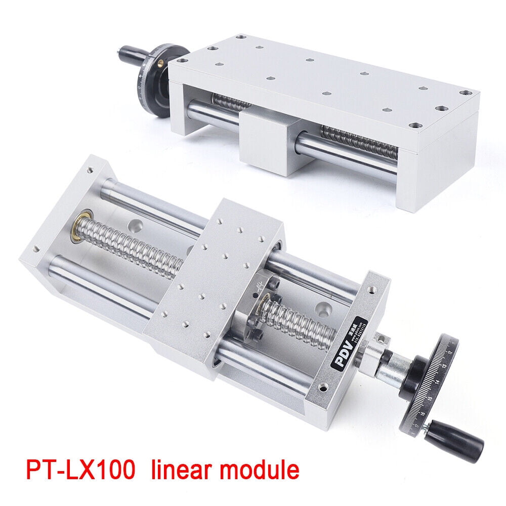 Manual Sliding Table SFU1605 Ball Screw Linear Stage CNC Slide Strokes ...