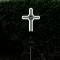 Solar LED Cross Outdoor Garden Décor Memorial Stake Light - Touch of ...