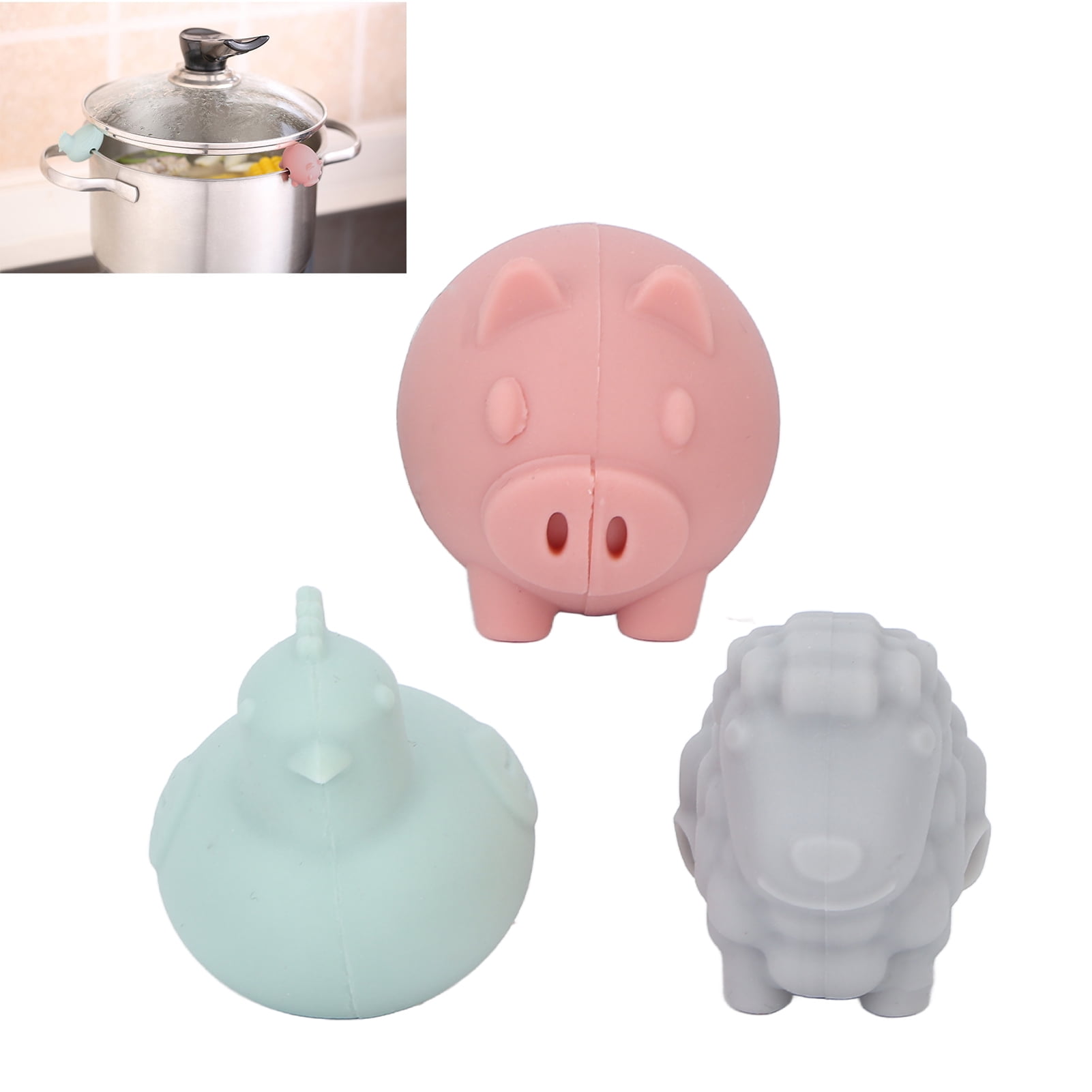 Click here for Domqga Pot Watcher  Cute Animal Shape Food Grade S... prices