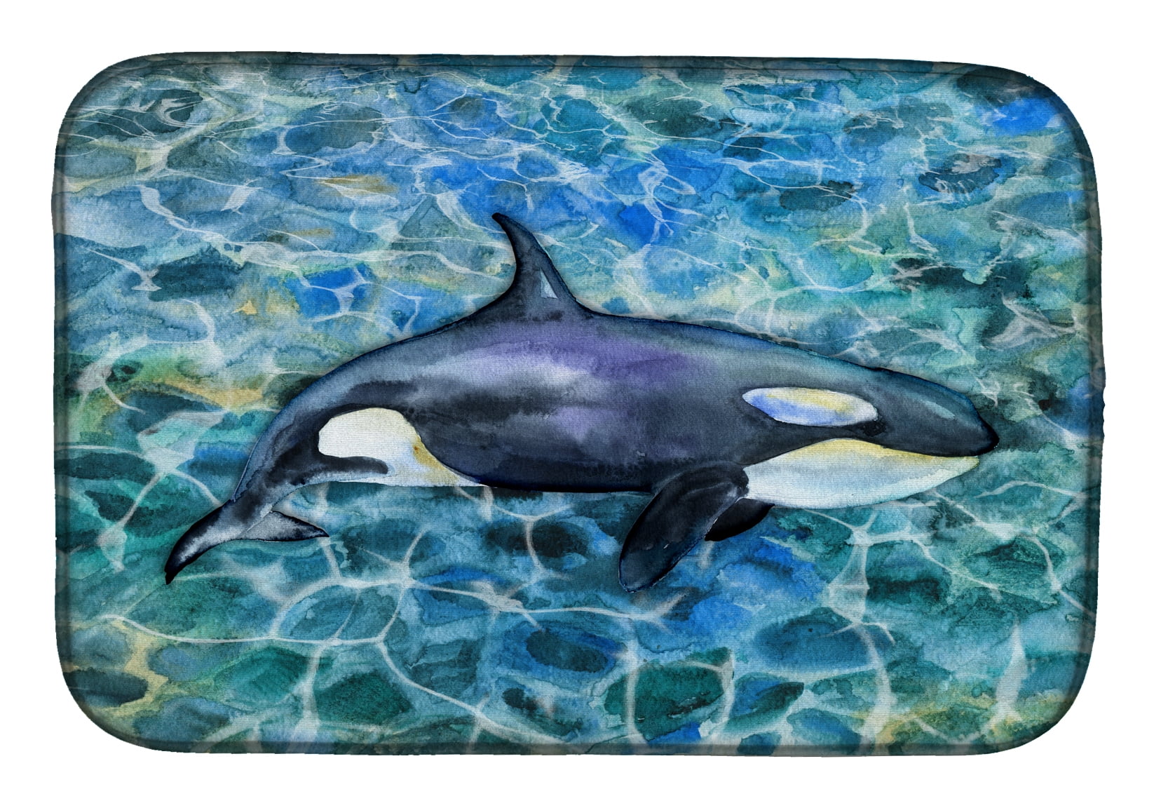Caroline's Treasures Killer Whale Orca Dish Drying Mat - Walmart.com