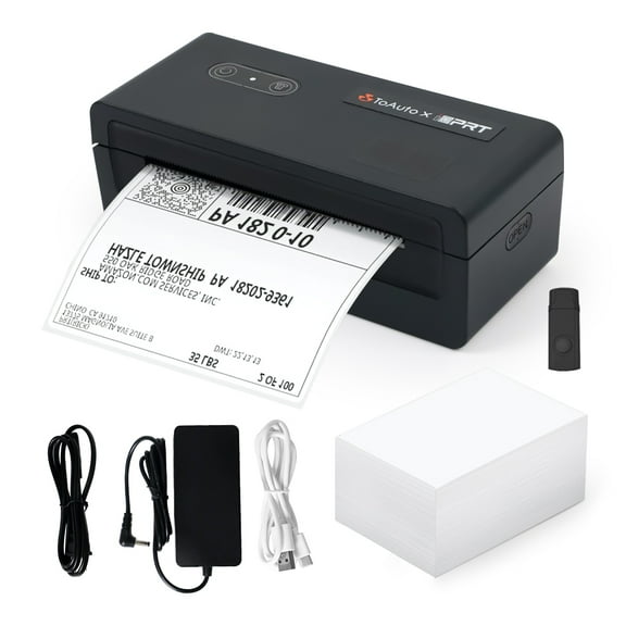 Core Innovations Bluetooth Thermal 4x6 Shipping Label Printer Bundle ...
