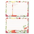 Paper Frenzy Punchy Fruit 4 x 6 Recipe Cards - Pack of 25 Double Sided ...