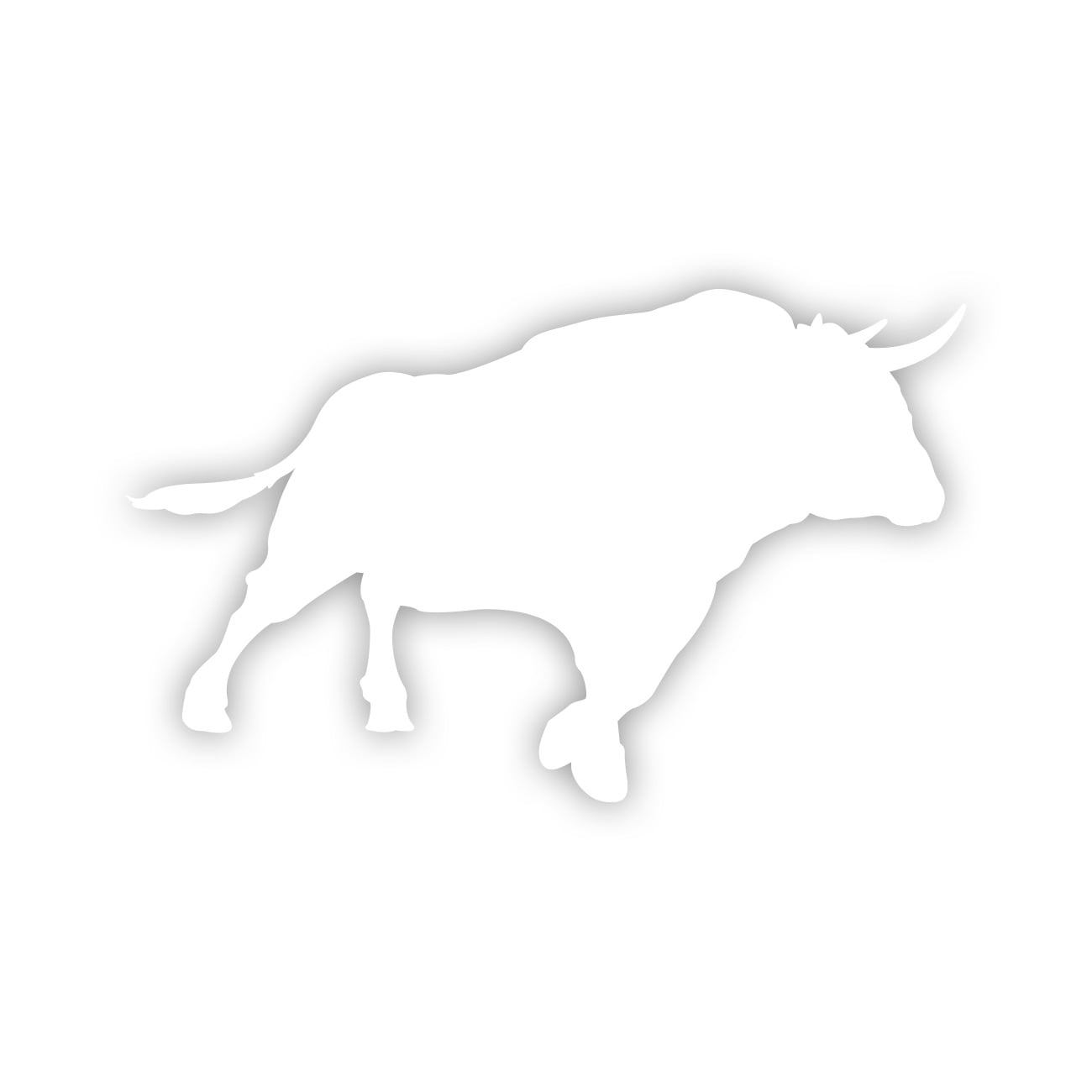 Bull Sticker Decal Die Cut - Self Adhesive Vinyl - Weatherproof - Made ...