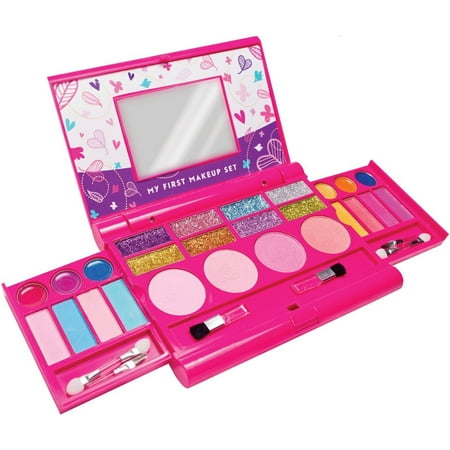 My First Makeup Set, Girls Makeup Kit, Fold Out Makeup Palette with ...