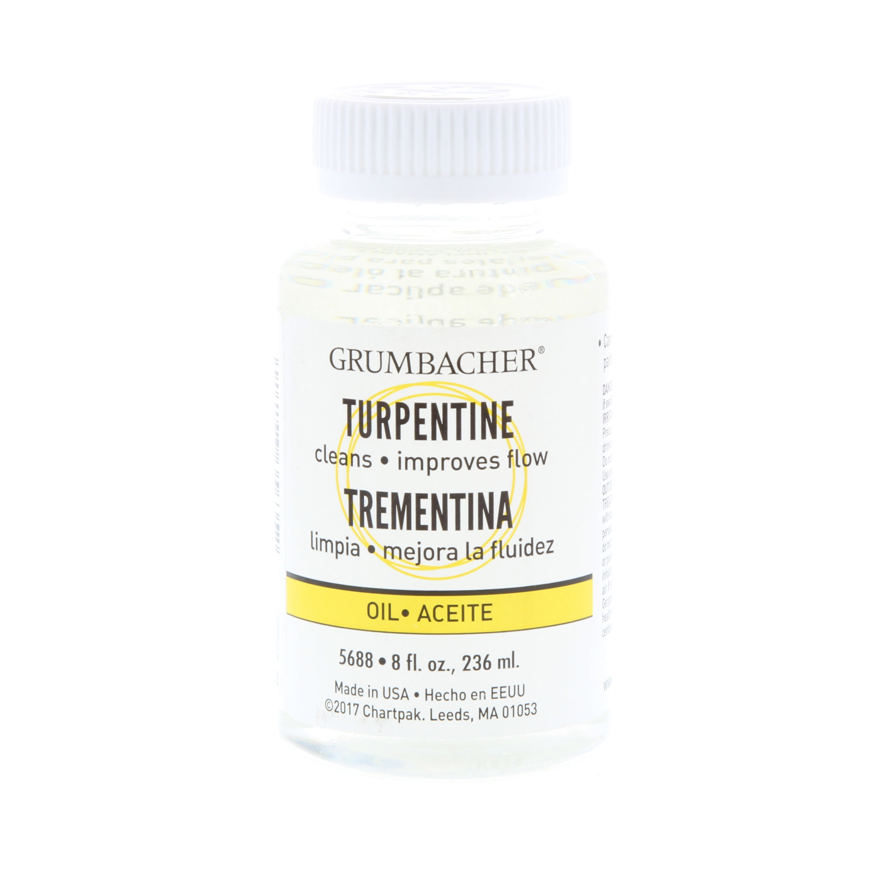 Grumbacher Turpentine, 8 oz. - Walmart.com