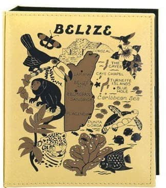 Belize Map Embossed Photo Album 100 Photos / 4x6 - Walmart.com