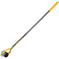 "Ames 54"" Hardwood Handle Dual-Wheel Rotary Edger with Self-Sharpening ...