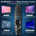 Voice Magic Remote AKB75855501 for LG O QNED NanoCell Webos Smart TV ...