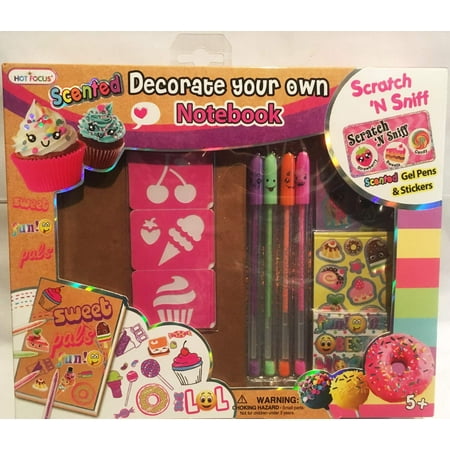 Hot Focus 260MM Decorate Your own Notebook with Scented pens and ...