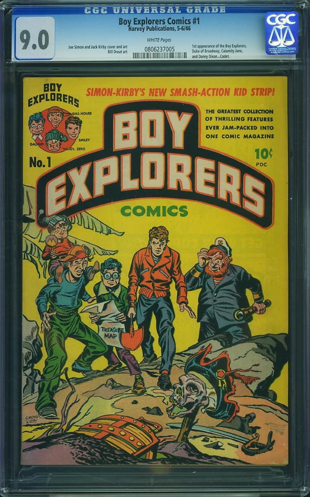 Boy Explorers Comics #1 - CGC 9 Comic Book - Walmart.com