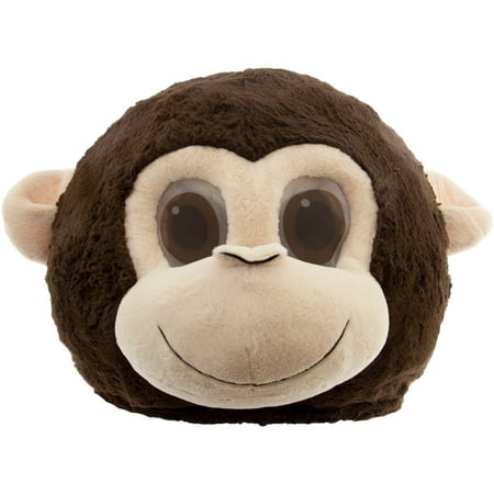 Adorable Large Plush Head Mask Halloween Accessory, Monkey – Walmart ...