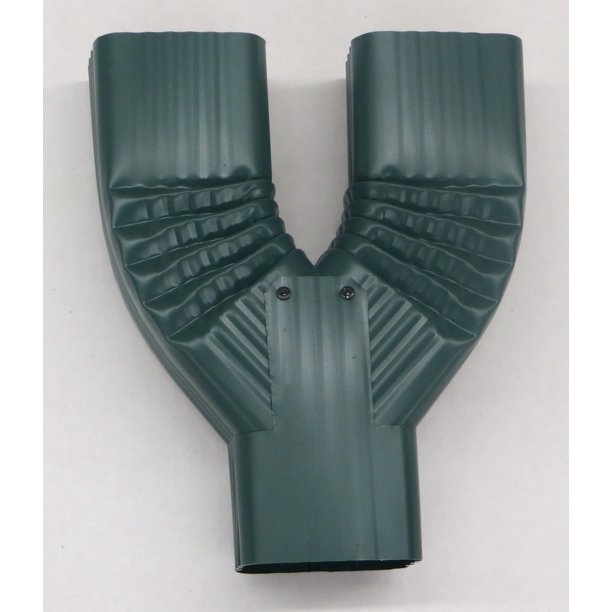 Downspout Y Funnel (3x4, Grecian Green) - Walmart.com - Walmart.com