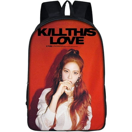 Korean KPOP JENNIE Backpack Daypack Laptop Bag School Bag Mochila ...