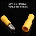 5/10/25PCS Audio Wiring PVC Shaped Female Male Insulating Joint Wire ...