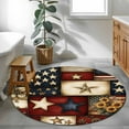 American Flag 3ft Area Rug, Texas Star Farmhouse Sunflowers Blue Red ...