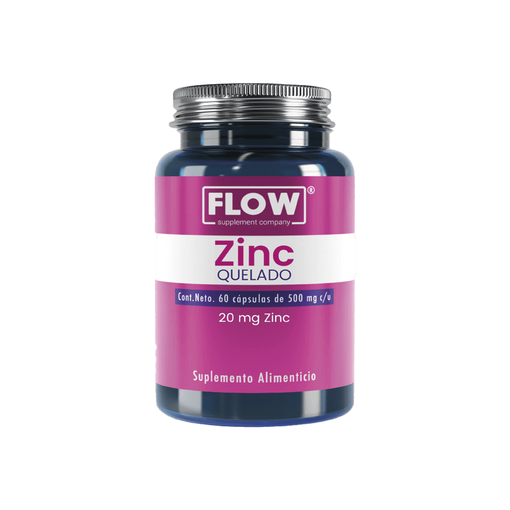 FLOW Zinc-Quelado con 60 Cápsulas de 500 mg | Walmart en línea