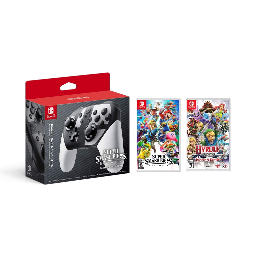 Nintendo Super Smash Bros. Ultimate Edition Switch Pro Controller ...