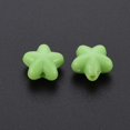 500gs Opaque Acrylic Beads Star Light Green 10x10.5x6mm Hole: 1.6mm ...