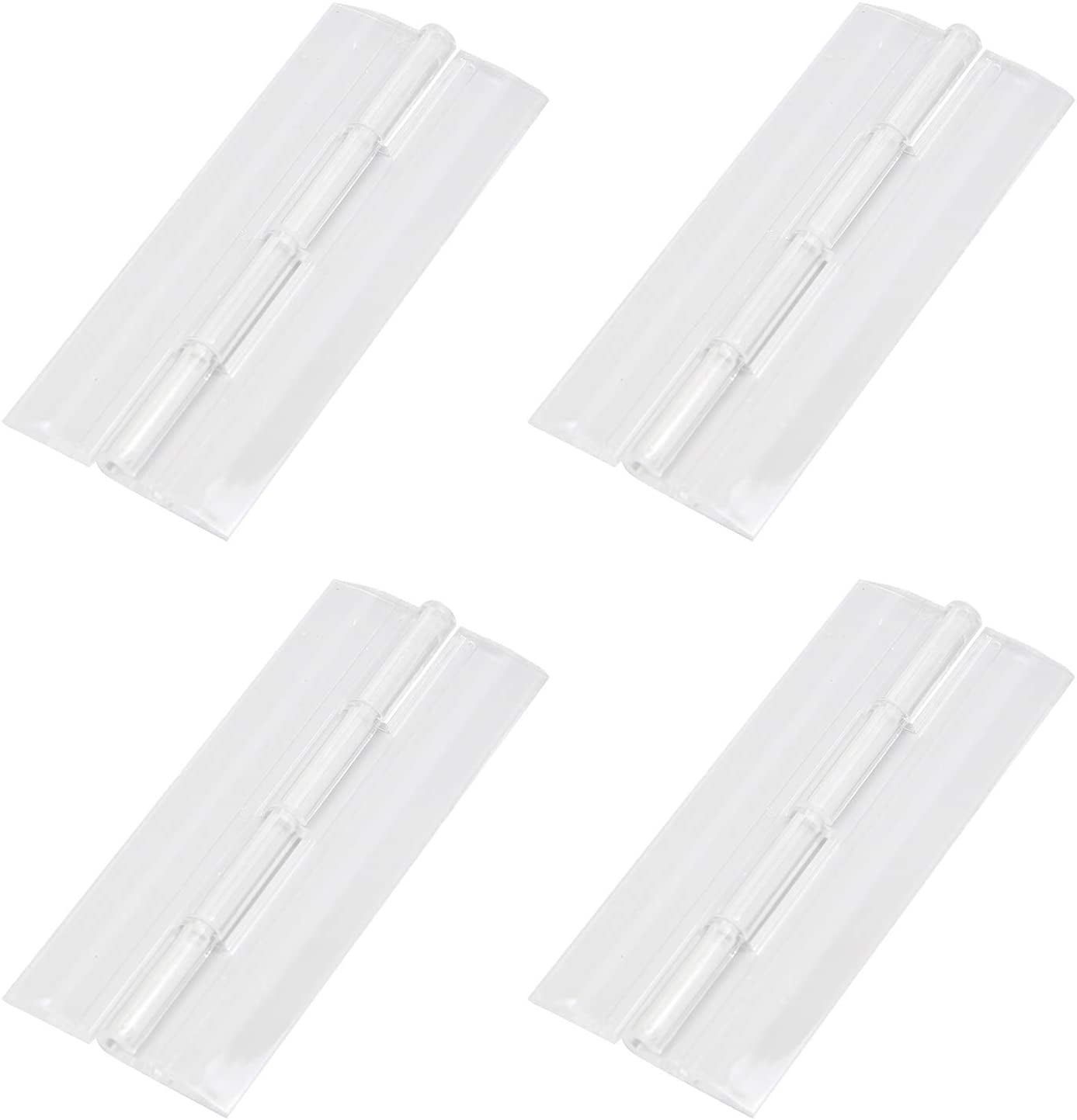 Acrylic Hinges Clear Hinges Cabinet Hinges 3.94"x1.65" Box Hinges Pack ...