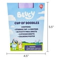 Bluey Art Kit: Easter-Themed Cup of Doodles with Crayons, Activity Book ...