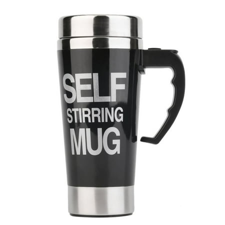 U-KISS Stainless Lazy Self Stirring Mug Auto Mixing Tea Coffee Cup ...