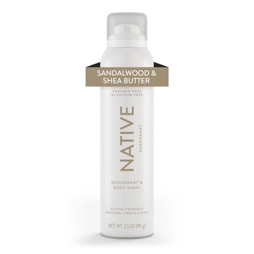 (3 pack) Native Deodorant and Body Spray, Sea Salt & Cedar, Aluminum ...