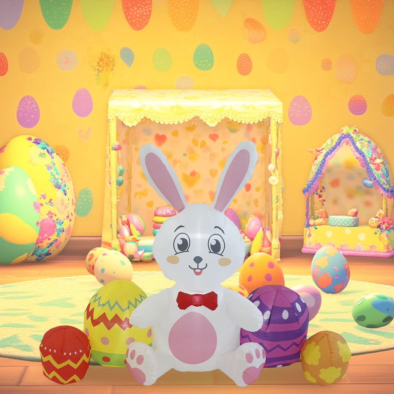 Click here for Boovnll Led Luminous Inflatable Easter Eggs Bunny... prices