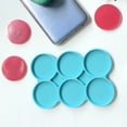 6-Cavity Silicone Large Round Molds, BPA-Free Food-Grade, for Epoxy ...