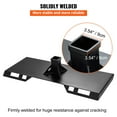 VEVOR 3/8" Skid Steer Plate: Heavy-Duty Quick Tach Attachment Mount ...
