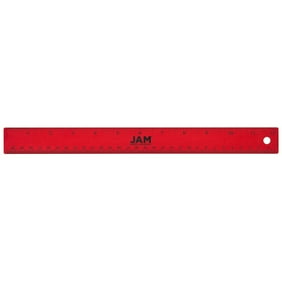 12" Shatter-Resistant Binder Ruler, Available in Multiple Colors ...