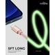 Liquipel Powertek Glow in Dark Cable Lightning - Pink - Walmart.com