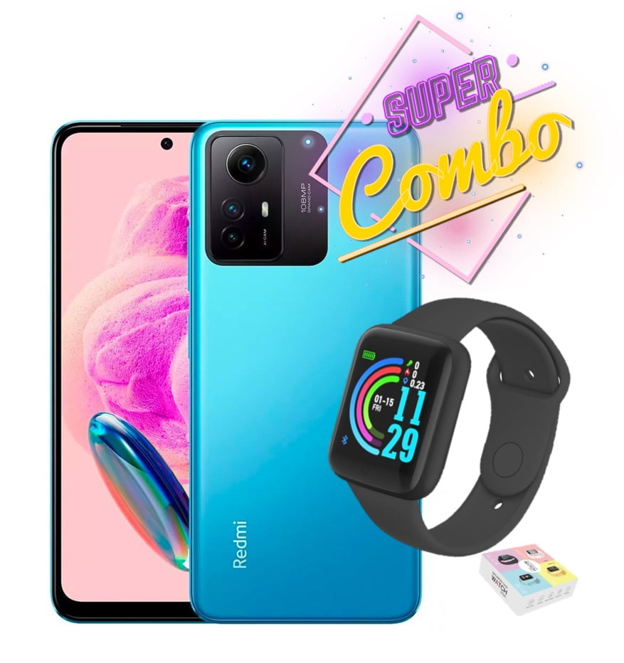 Xiaomi Redmi Note 12s 256gb 8ram Azul Reloj Cuadrado | Walmart en línea