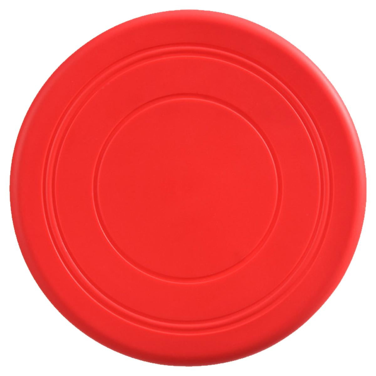 Frisbee de largo alcance VentDepot Disco volador Silicona Ø18 cm Rojo ...