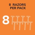 BIC Sensitive 2 Men's Disposable Razors, 8-Pack, Two Blades for ...