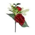 (12 pack) Mainstays 9" Artificial Mini Red Rose Bouquet Pick - Walmart.com