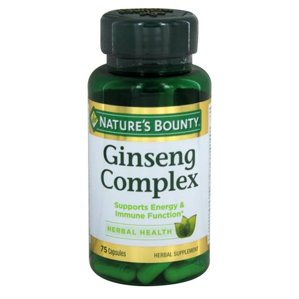 Nature's Bounty - Ginseng Complex Plus Gelée Royale - 75 Capsules - Walmart.ca