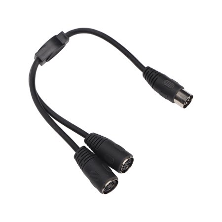 DIN 7 Pin Male To 2 DIN 7 Pin Female Y Cable, PVC 7 Pin Din Splitter ...