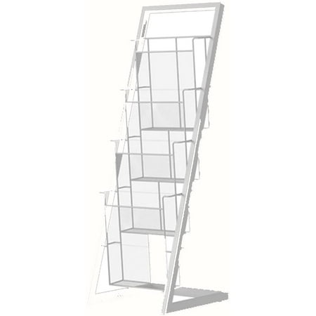 Magazine Holders Floor-Standing Magazine Rack-Multi-Layer,Metal File ...