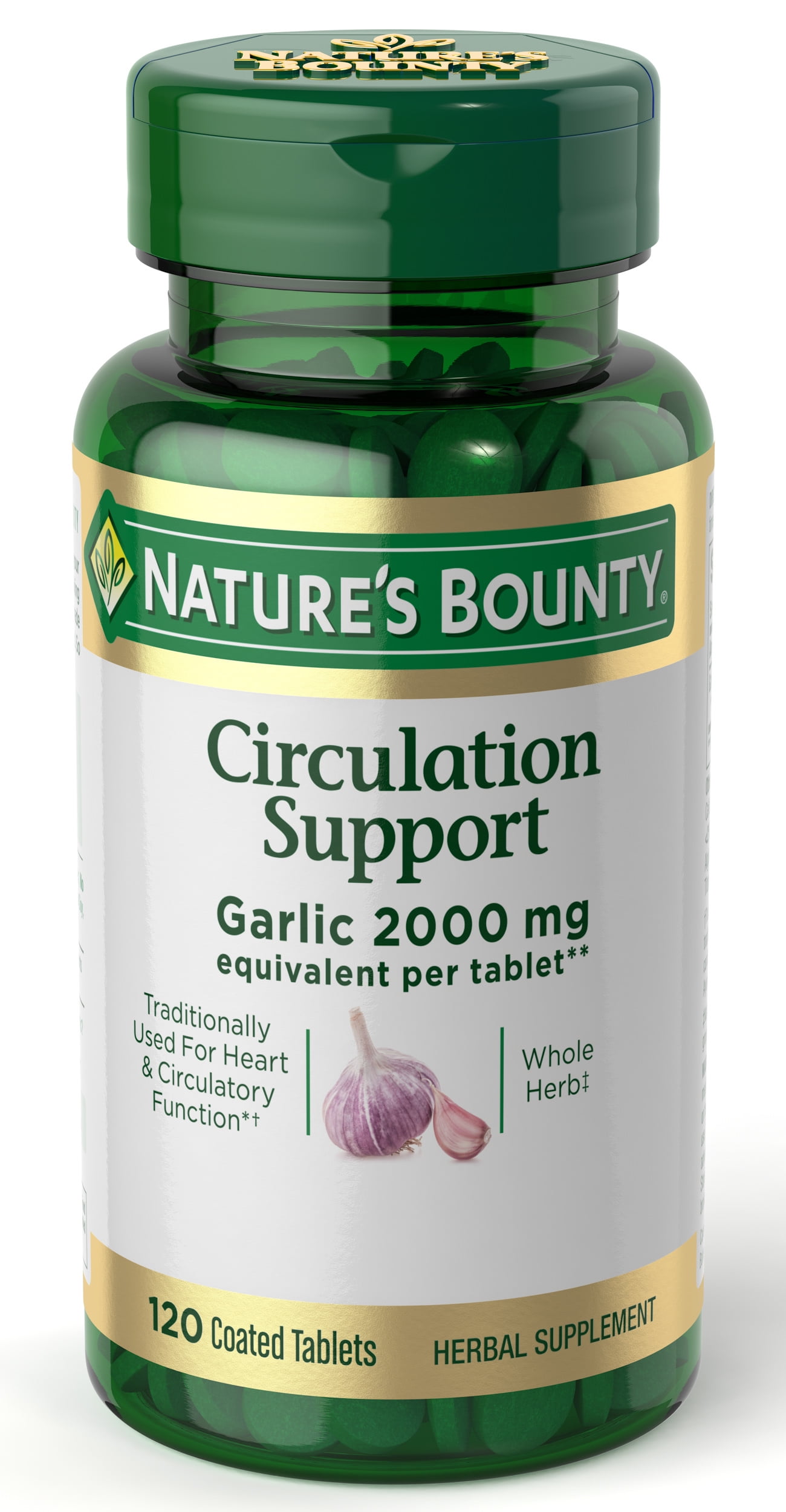 Nature's Bounty Garlic 2000 Mg, Tablets, 120 Ct - Walmart.com