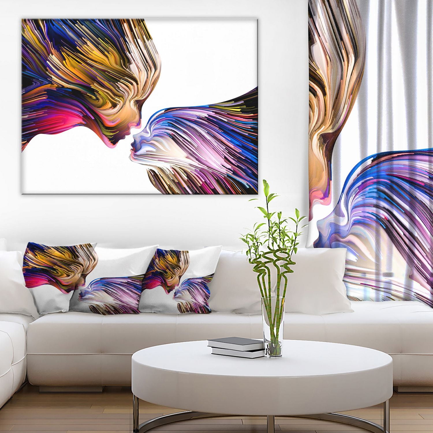 Click here for Designart Design Art Metaphorical Mind Painting Ca... prices