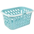 NUOLUX Plastic Storage Baskets, Handles, Blue - Walmart.com