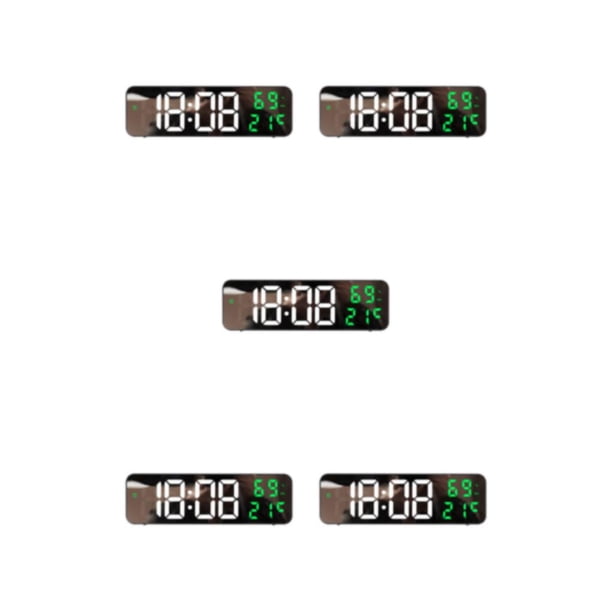 Unatoiry Modern Style LED Digital Timer - Mirror Surface USB Charging ...