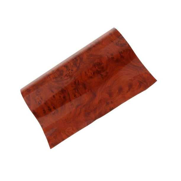 Gloss Faux Wood Removable Self-Adhesive Car Wood Grain Textured Faux ...