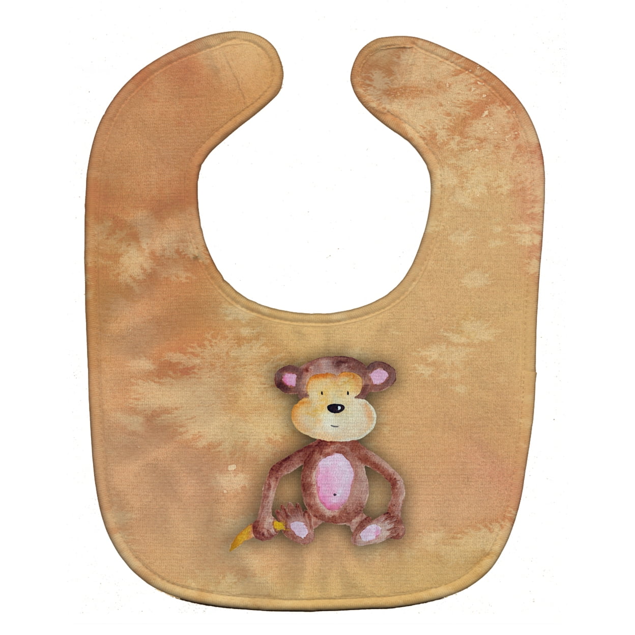 Monkey Watercolor Baby Bib - Walmart.com