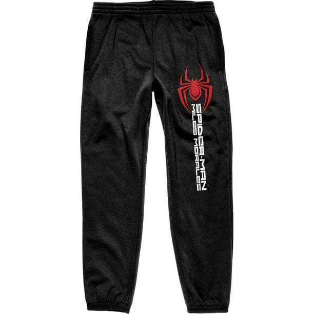 Marvel Miles Morales Game Men’s Black Drawstring Sweatpants-XXL ...