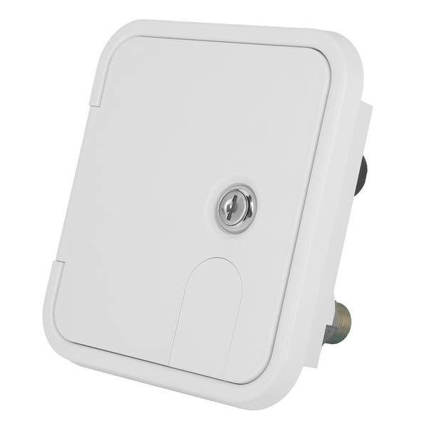 RV Water Inlet, Water Filling Port Accessories 12V/24V Square-Shape ...