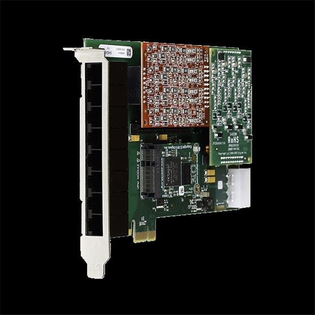 Digium - Voice interface card - PCIe x1 - analog ports: 8 - Walmart.com