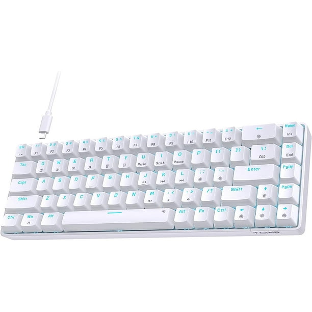 TMKB 60 Percent Keyboard,Gaming Keyboard 60 Percent, LED Backlit Ultra ...