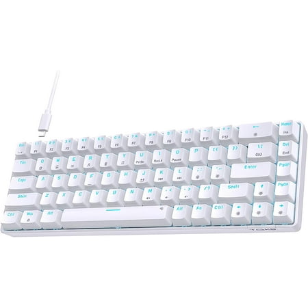 TMKB 60 Percent Keyboard,Gaming Keyboard 60 Percent, LED Backlit Ultra ...