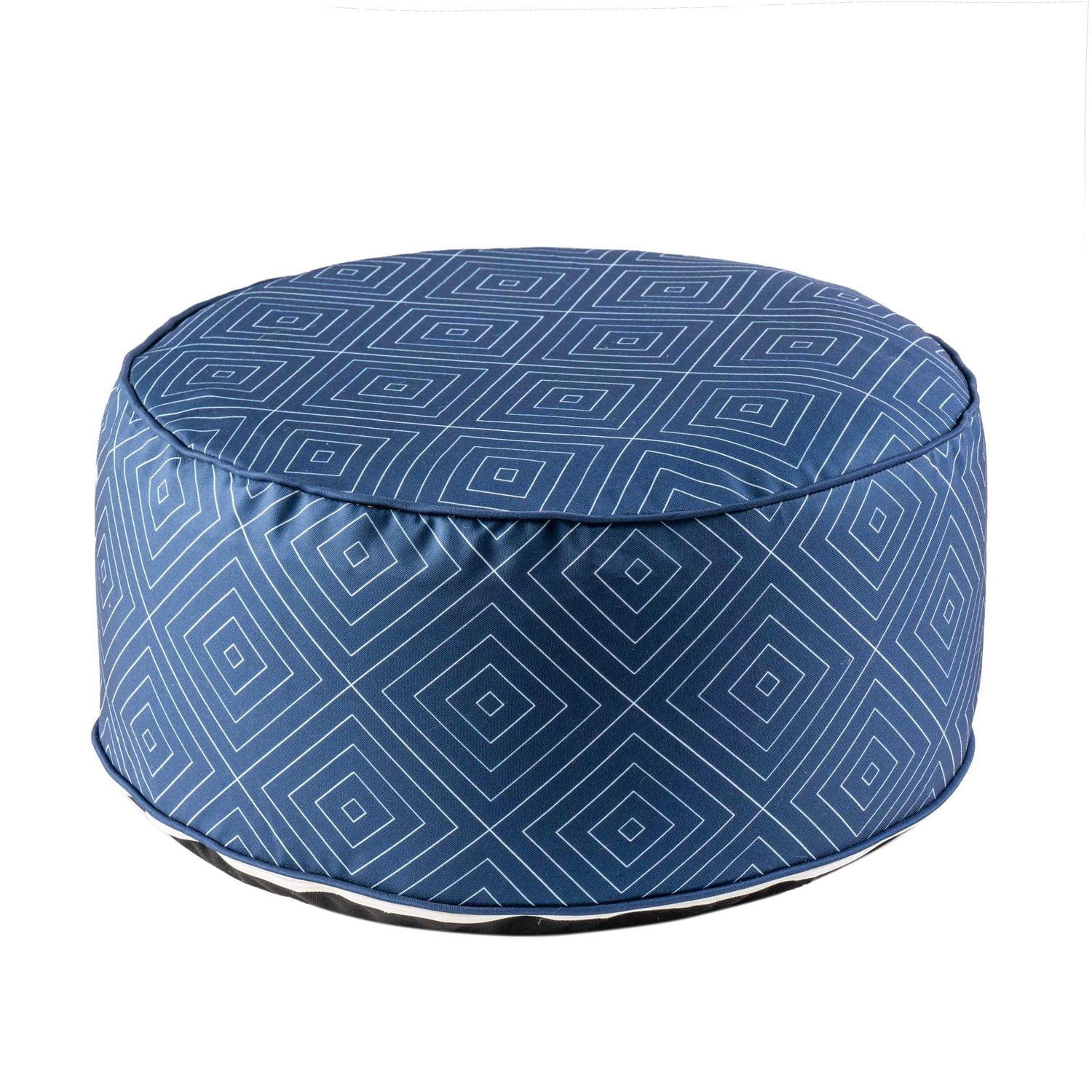 Click here for Millano Collection Inflatable Ottoman - Navy Geo prices